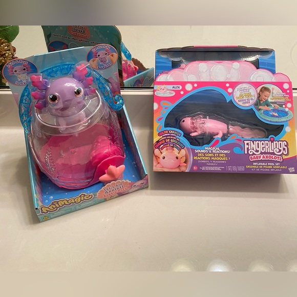 goliath | Toys | Animagic Axolotl Bubble Reef And Fingerlings Baby ...